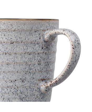 Denby Studio Craft Grey Ridged Mug - Macy's