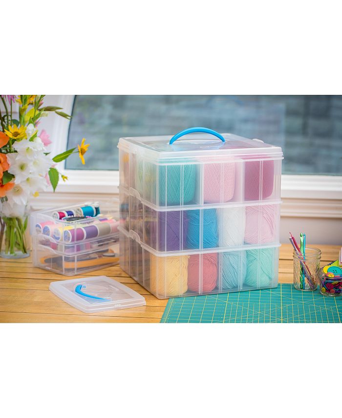 Snapware Snap n Stack 3 Layer 12" x 12" Storage Square - Macy's