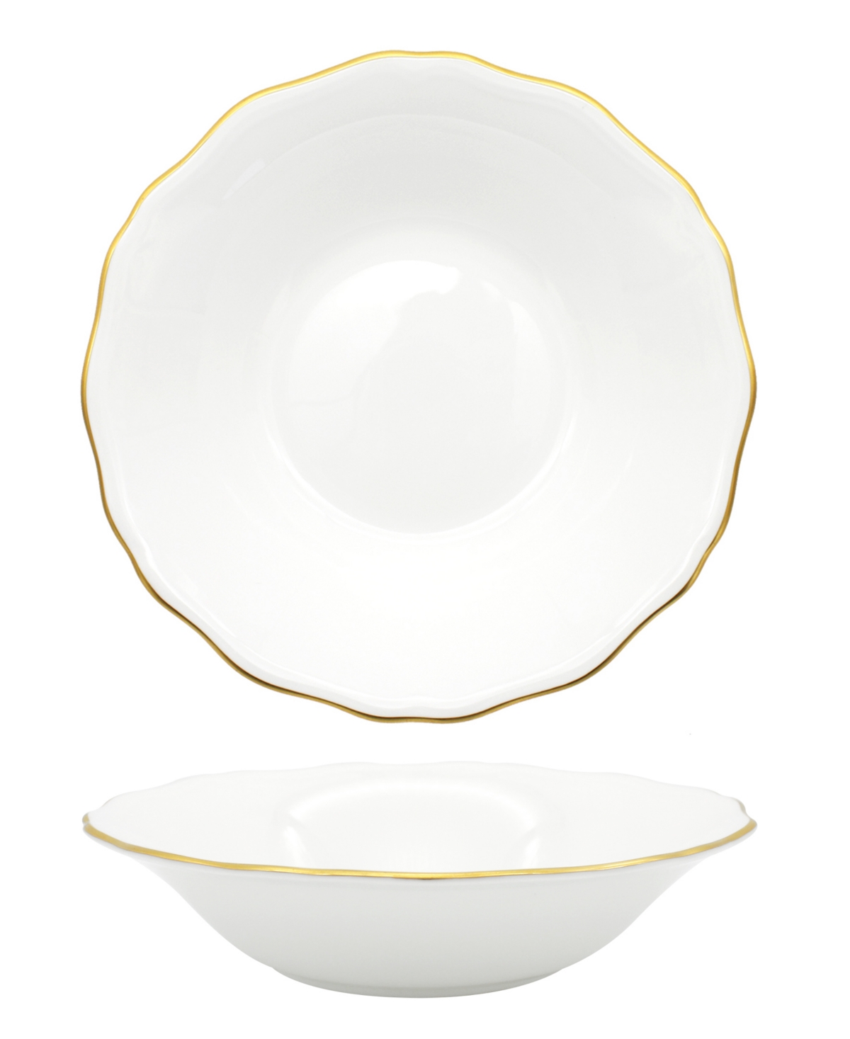 Click here for Twig New York Amelie Brushed Gold Rim Set of 2 Sou... prices