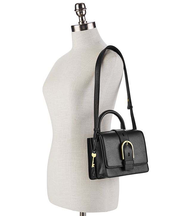 Fossil Wiley Top Handle Leather Satchel & Reviews - Handbags ...