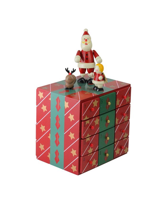 Northlight Elegant Advent Storage Calendar Box - Macy's