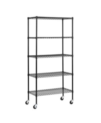 Edsal Black Wire Mobile Shelving - Macy's