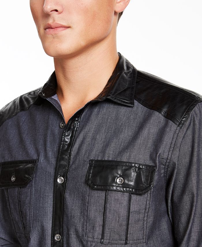 INC International Concepts I.N.C. Men's Regular-Fit Colorblocked ...