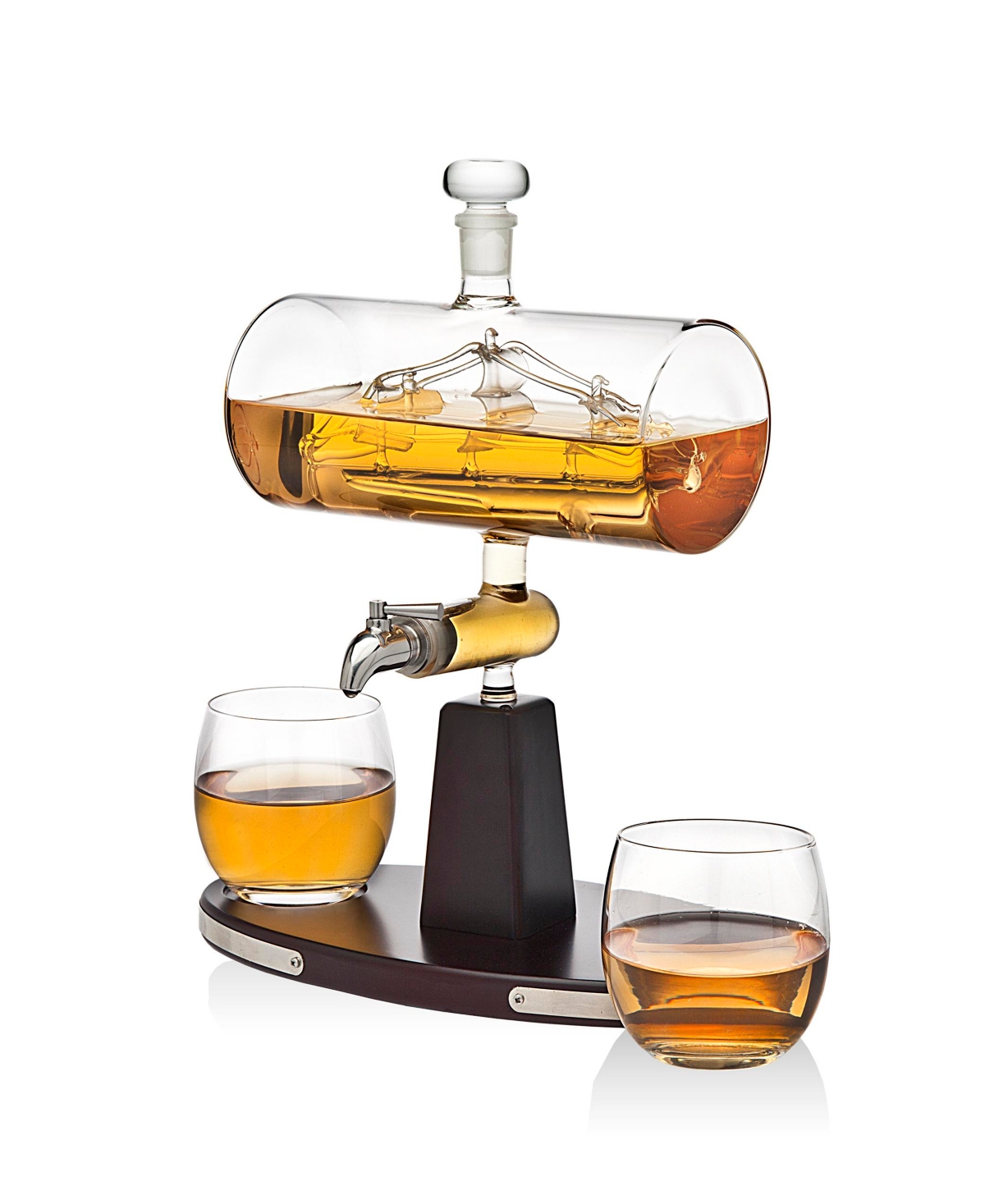 Click here for Godinger Barrel Decanter - Clear prices
