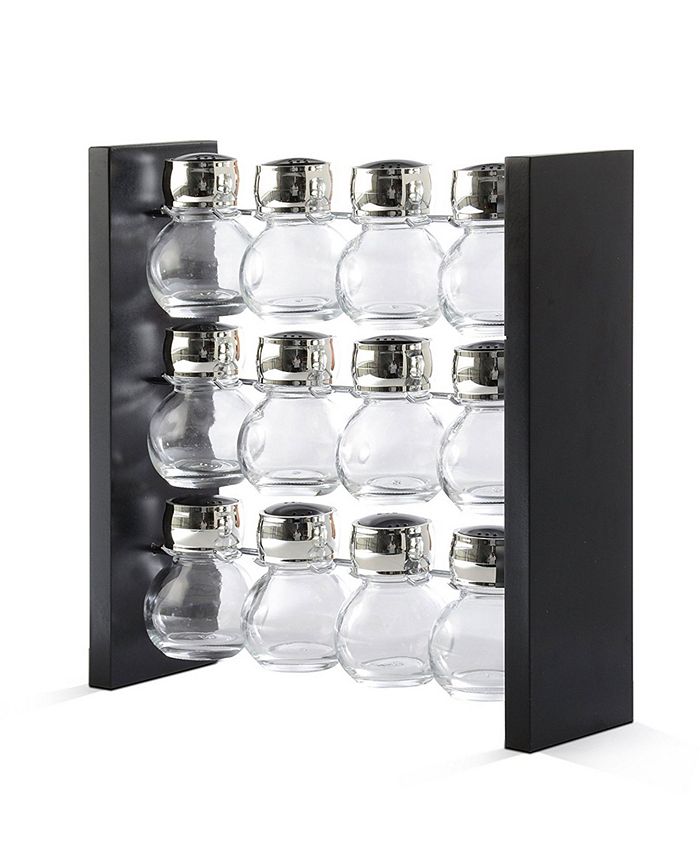 Belwares Spice Jar Rack 12 Durable Glass Jars - Macy's