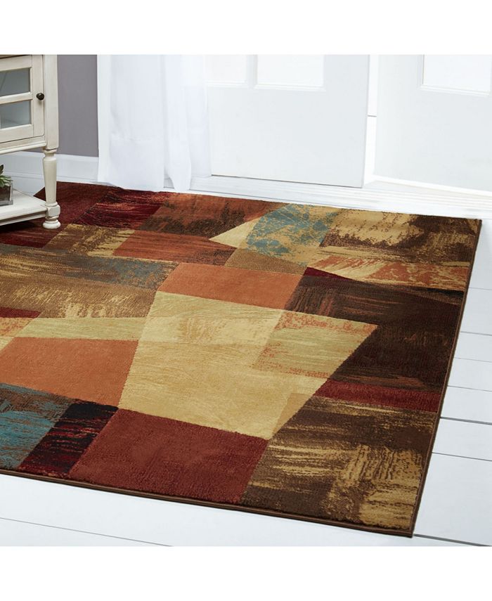 Global Rug Designs Global Rug Design Yorba YOR01 Brown Area Rug ...
