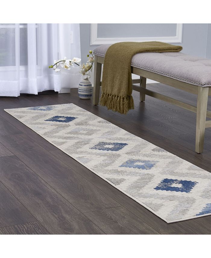 Global Rug Designs Global Rug Design Barstow BAR03 Ivory Area Rug ...