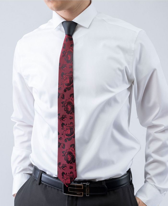 Modern Tie Men's Silk Rose Floral Slim Single Tie - Macy's