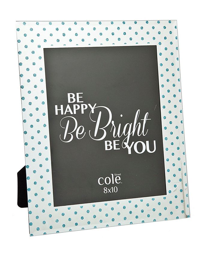 Philip Whitney Blue Polka Dot Frame - 8" x 10" - Macy's