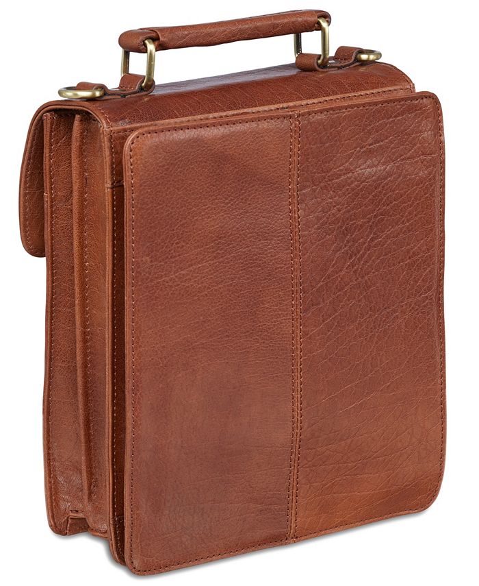 Mancini Men's Arizona Collection Large Bag with Rear Organizer - Macy's