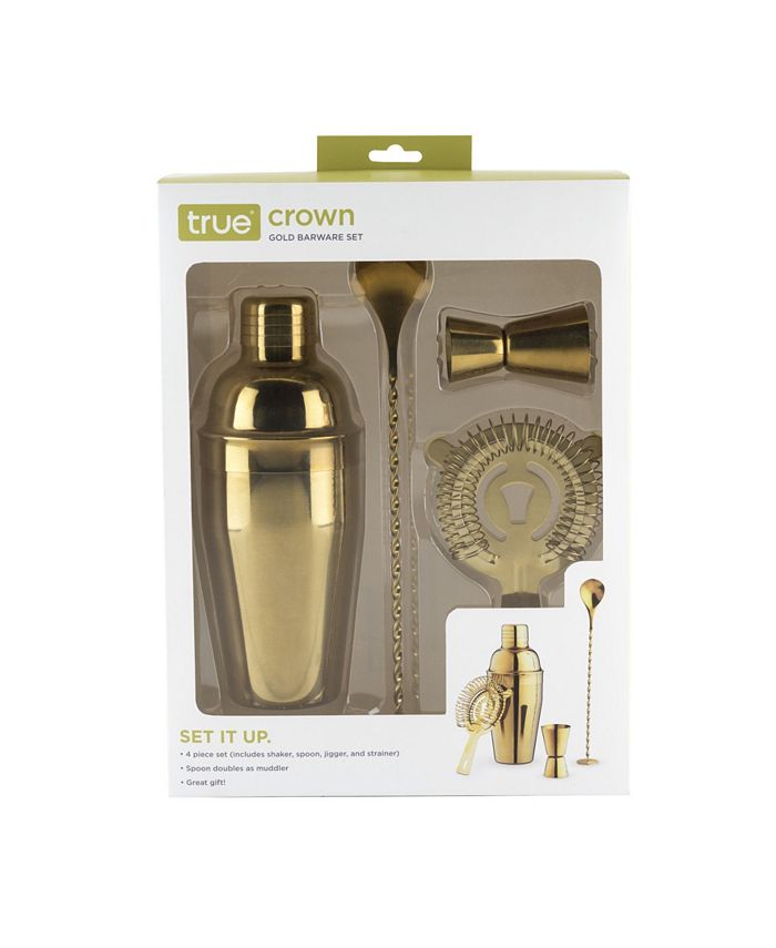 True Brands Gold Barware Set - Macy's
