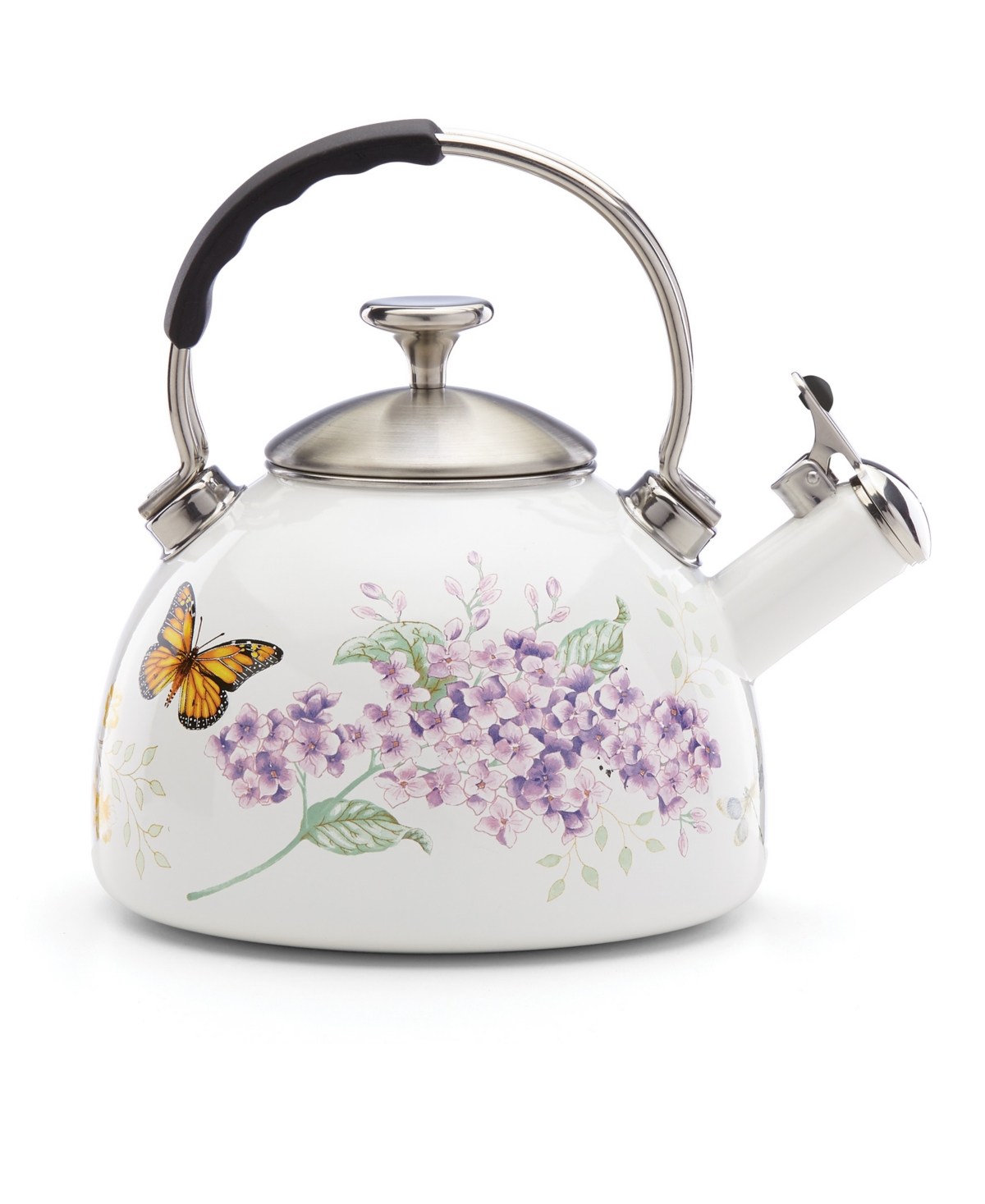Click here for Lenox Butterfly Meadow Enameled Kitchen Tea Kettle... prices