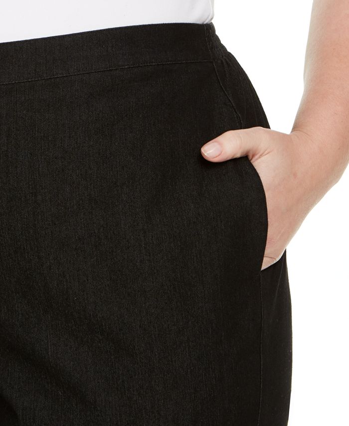 Alfred Dunner Plus Size Well Red Straight-Leg Pants - Macy's