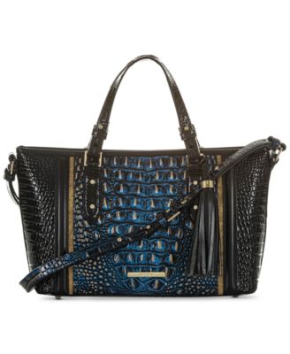 Brahmin Mini Crowe Leather Asher Satchel - Macy's