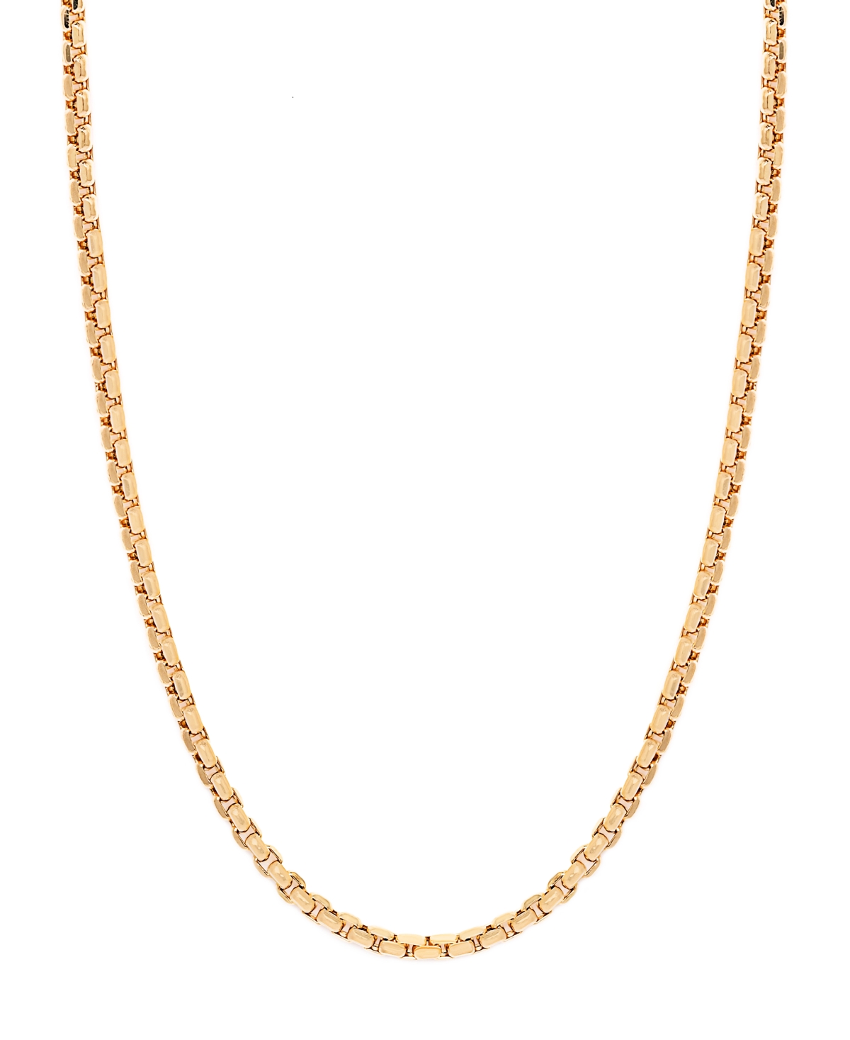 Click here for 22 Round Box Link Chain Necklace (1-1/2mm) in 14k... prices