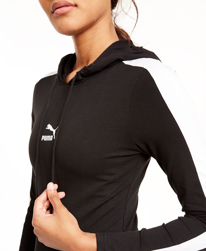 Puma Classics Hoodie Bodysuit - Macy's
