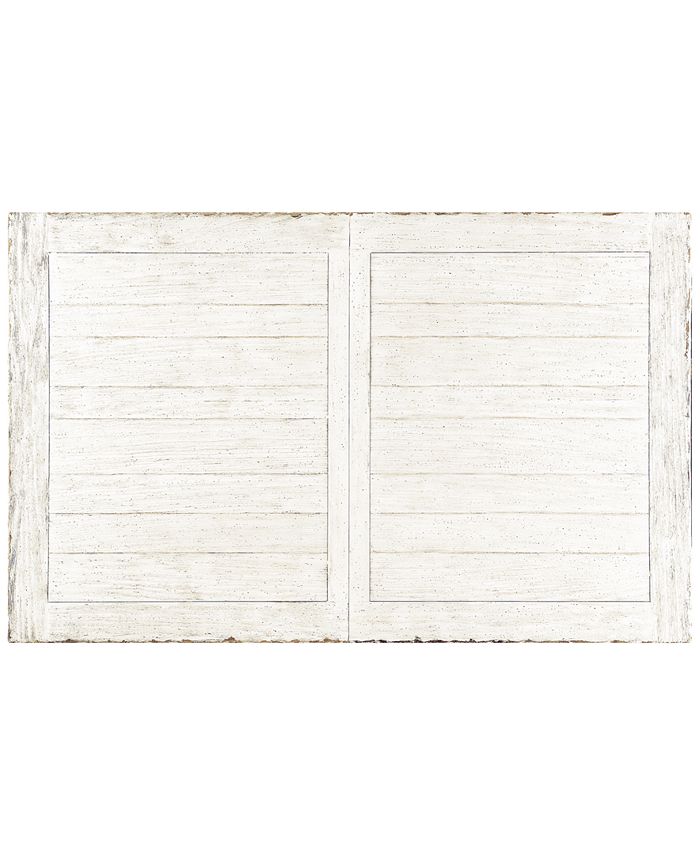 Furniture Aberdeen Off White Expandable Rectangular Dining Table - Macy's