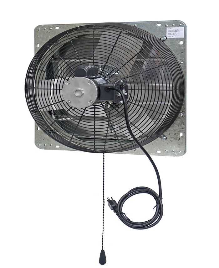 iLiving 18" Shutter Exhaust Attic Garage Grow Fan, Ventilation Fan with ...