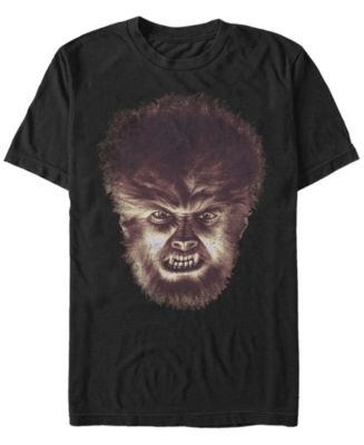 Universal Monsters Men's Angry Wolfman Big Face Short Sleeve T-Shirt ...