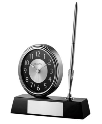 Bulova Signature Desk Clock - Macy's