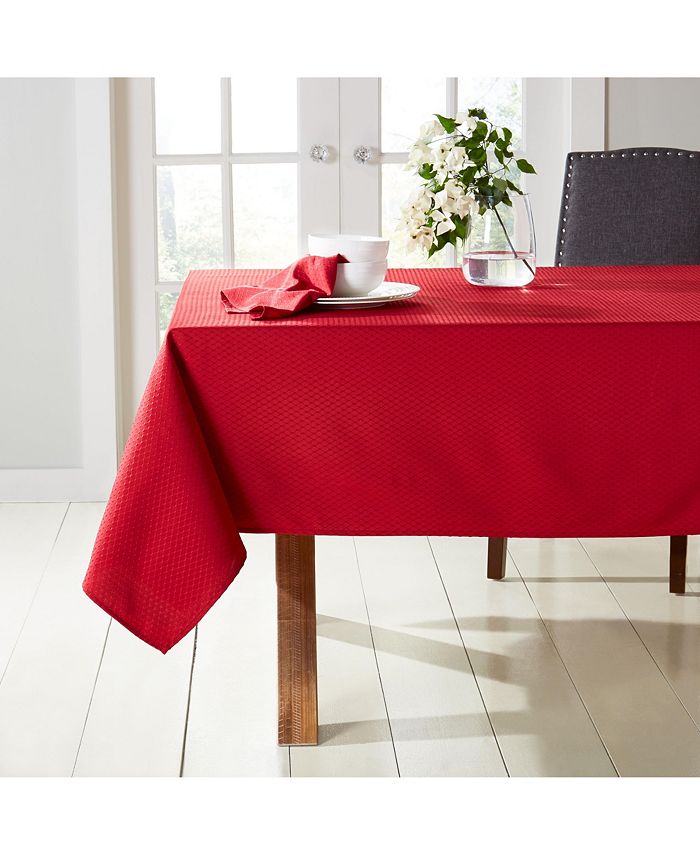 Town & Country Living McKenna Tablecloth, 60"x 102" - Macy's