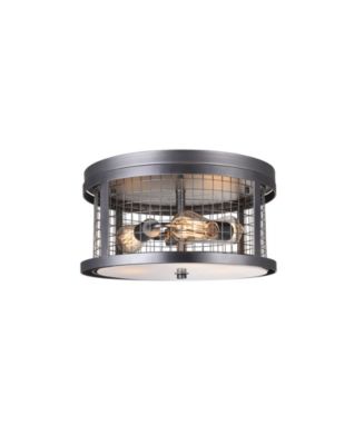 CWI Lighting Manito 3 Light Flush Mount - Macy's