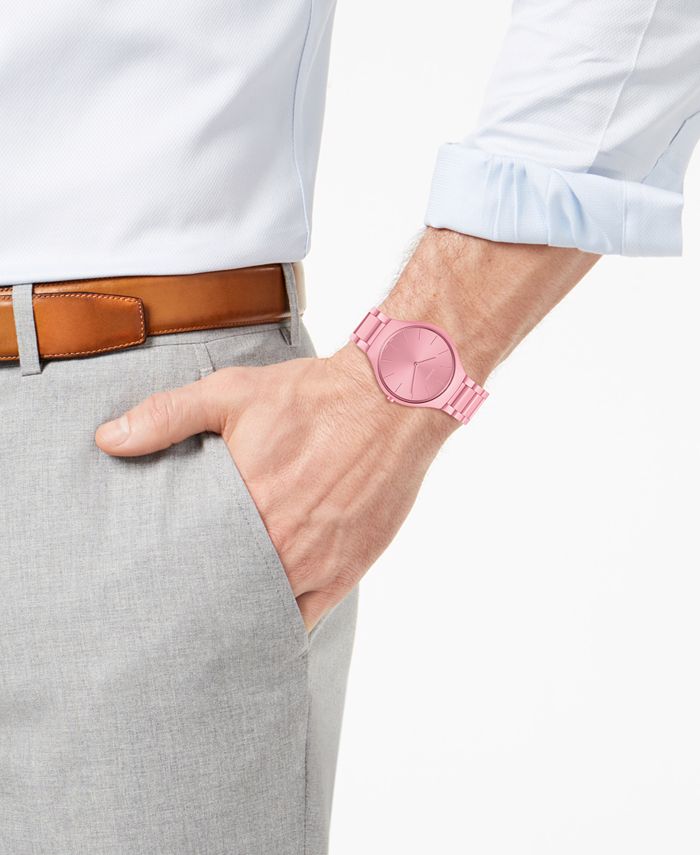 Rado Unisex Swiss True Thinline Les Couleurs Le Corbusier Pink High ...