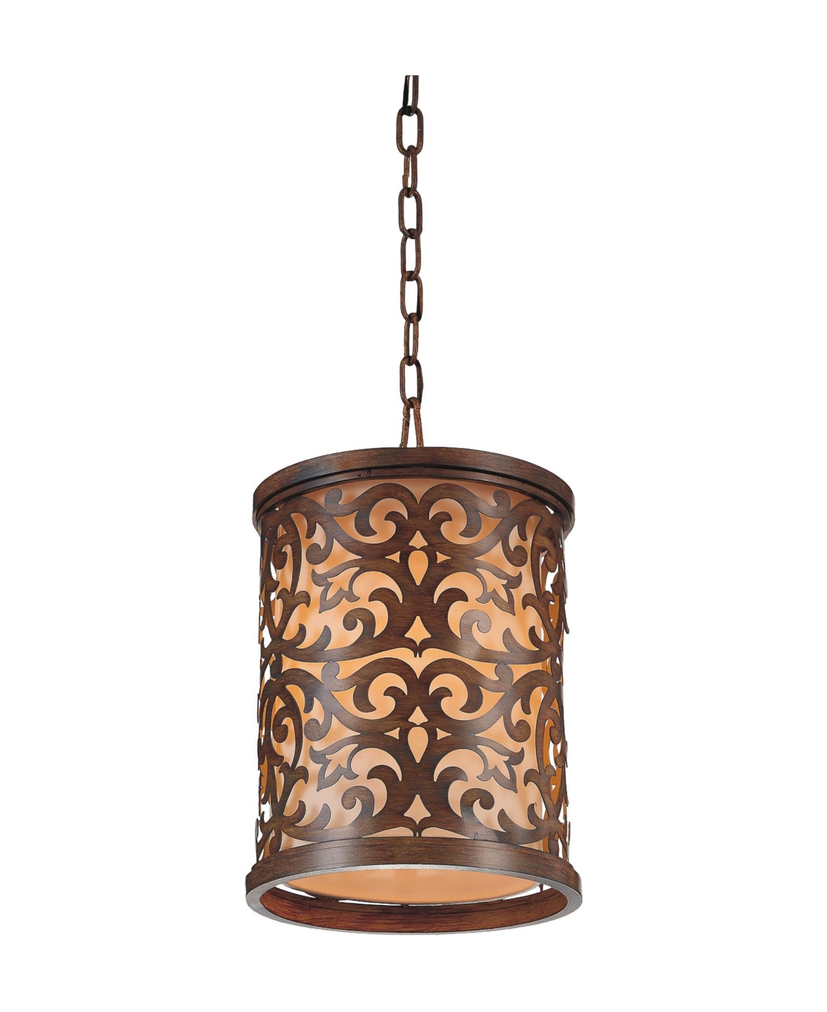 Click here for Cwi Lighting Nicole 1 Light Mini Pendant - Dark Br... prices