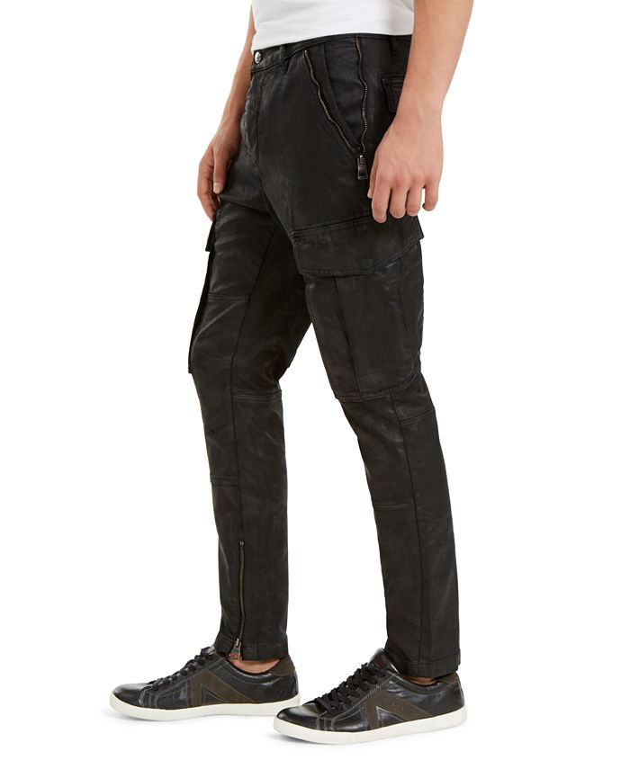 GUESS Men's Stretch Denim Cargo Pants - Macy's
