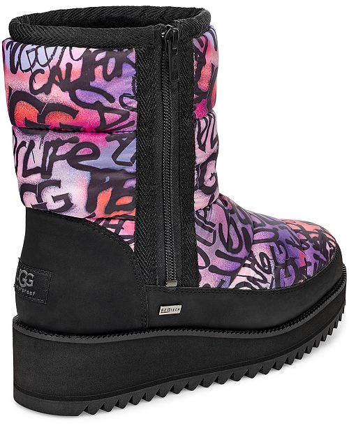 UGG® Women's Ridge Graffiti Pop Waterproof Winter Boots & Reviews ...