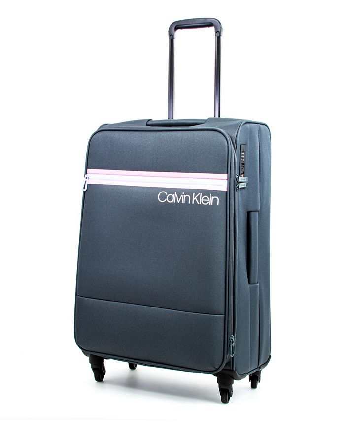 Calvin Klein Varsity 25" Check-In Spinner - Macy's