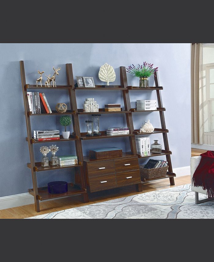 Coaster Home Furnishings Darien 5-Shelf Ladder Bookcase - Overmax - Macy's