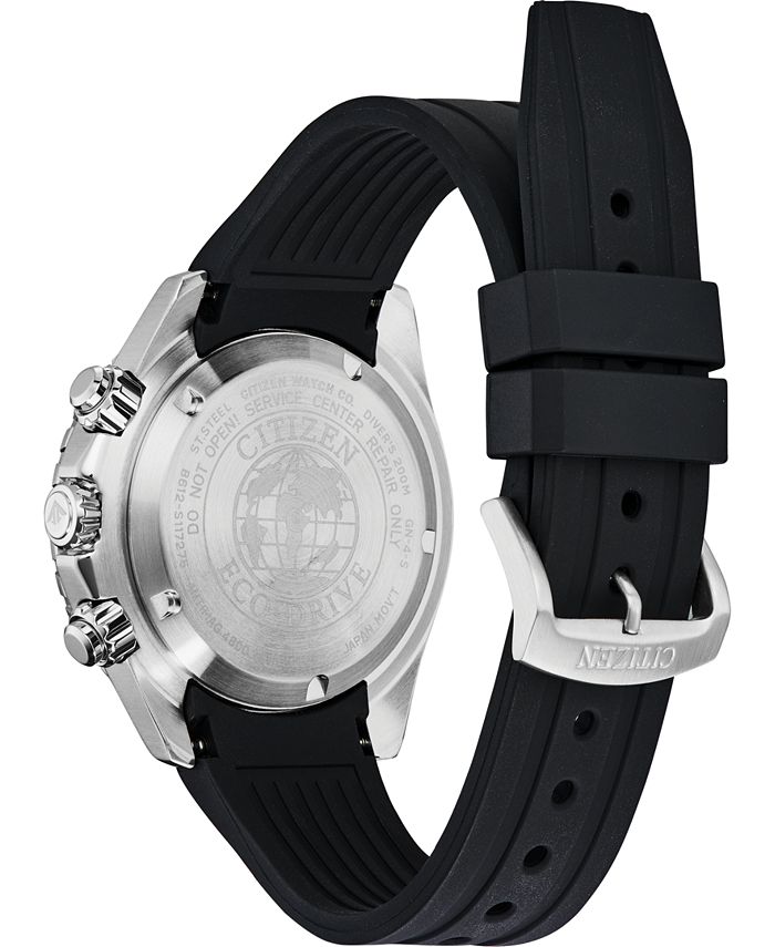Citizen Eco-Drive Men's Promaster Diver Black Rubber Strap Watch 46mm ...