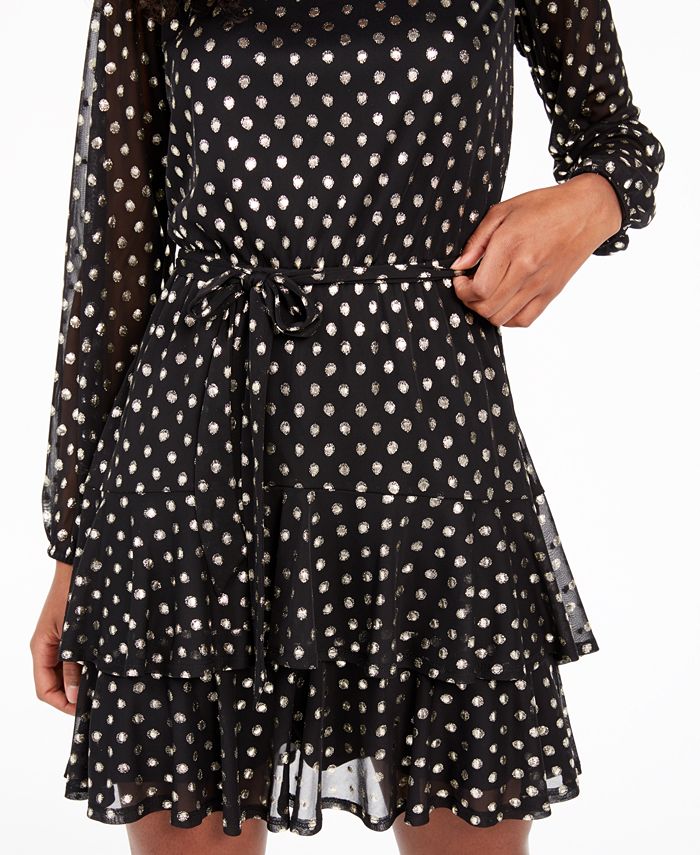 City Studios Juniors' Ruffle Dress - Macy's