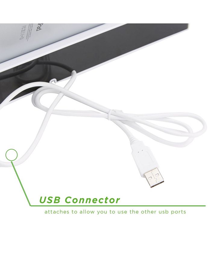 Mind Reader USB Port Desk Supplies Organizer with Charging Station - Macy's