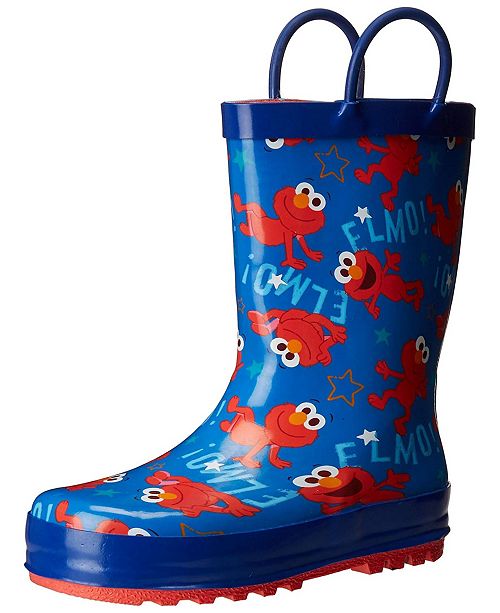 Sesame Street Elmo Little Boys and Girls Rainboots & Reviews - Kids ...