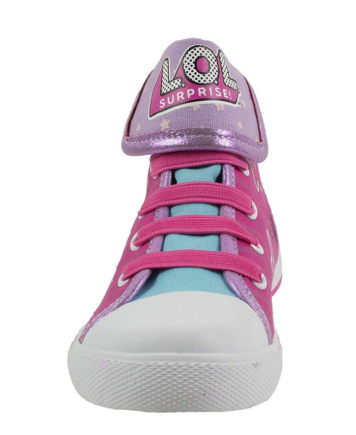 LOL Surprise! L.O.L. Surprise! Little Girls Hi Top Sneaker - Macy's