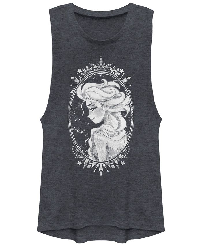 Fifth Sun Disney Juniors' Frozen Elsa Frame Festival Muscle Tank Top ...