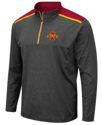 Colosseum Men's Iowa State Cyclones Snowball Quarter-Zip Pullover - Macy's