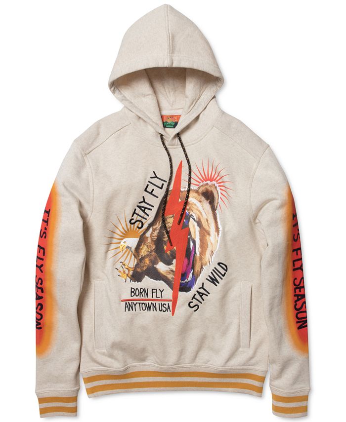 Born Fly Men's Wild Graphic Hoodie - Macy's