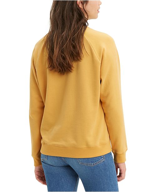 Levi's Women's Cotton Graphic Sweatshirt & Reviews - Women - Macy's