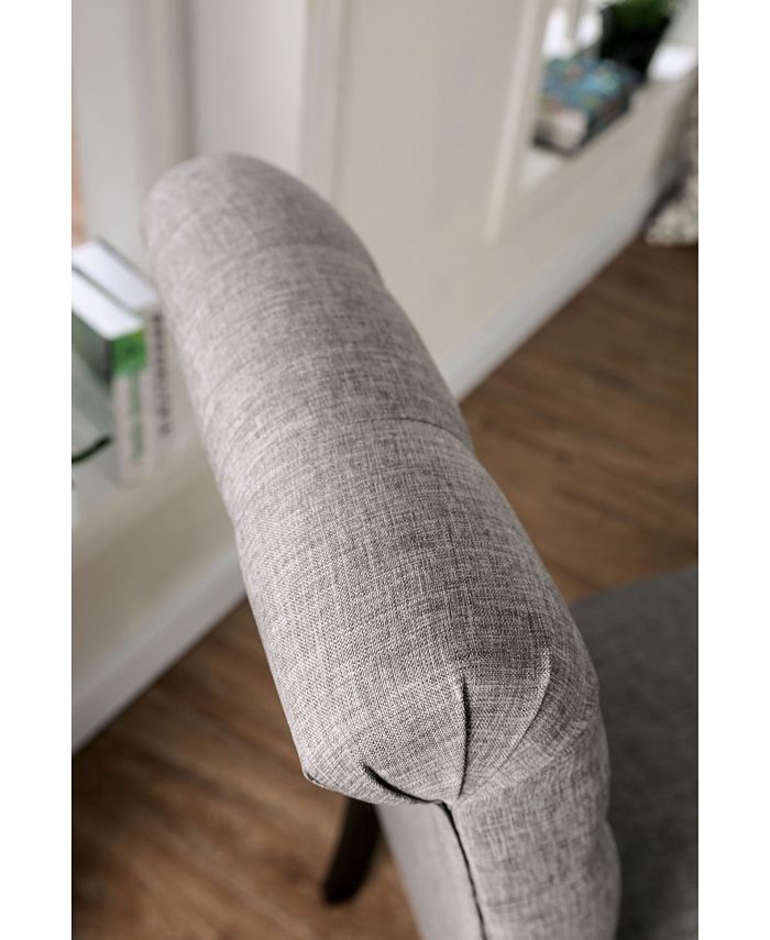 Furniture of America Skyee Scroll Back Side Chair- Set of 2 - Macy's