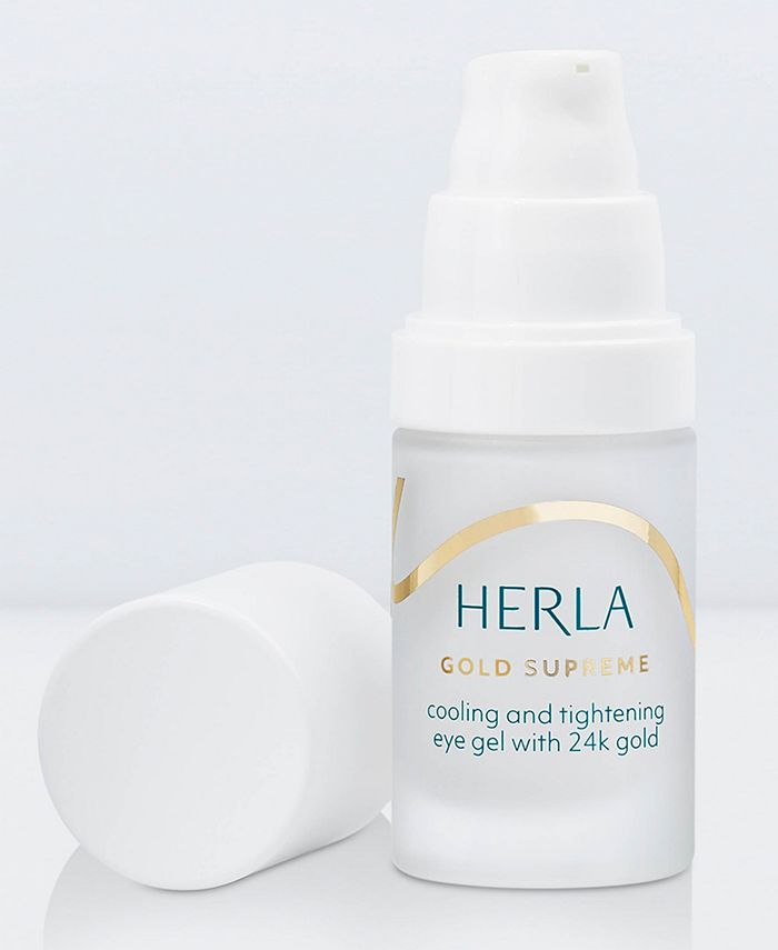 HERLA Gold Supreme Cooling and Tightening Eye Gel with 24K Gold - Macy's