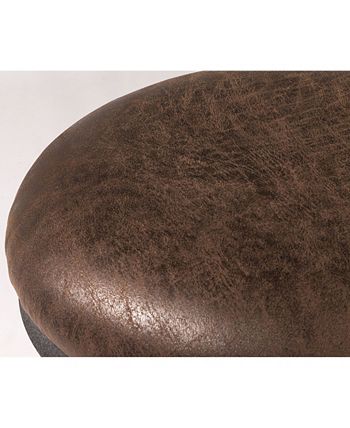 Hillsdale Kelford Swivel Backless Bar Height Stool - Macy's