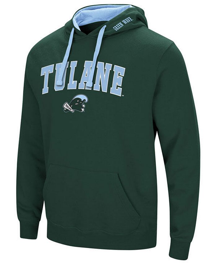 Colosseum Men's Tulane Green Wave Arch Logo Hoodie - Macy's