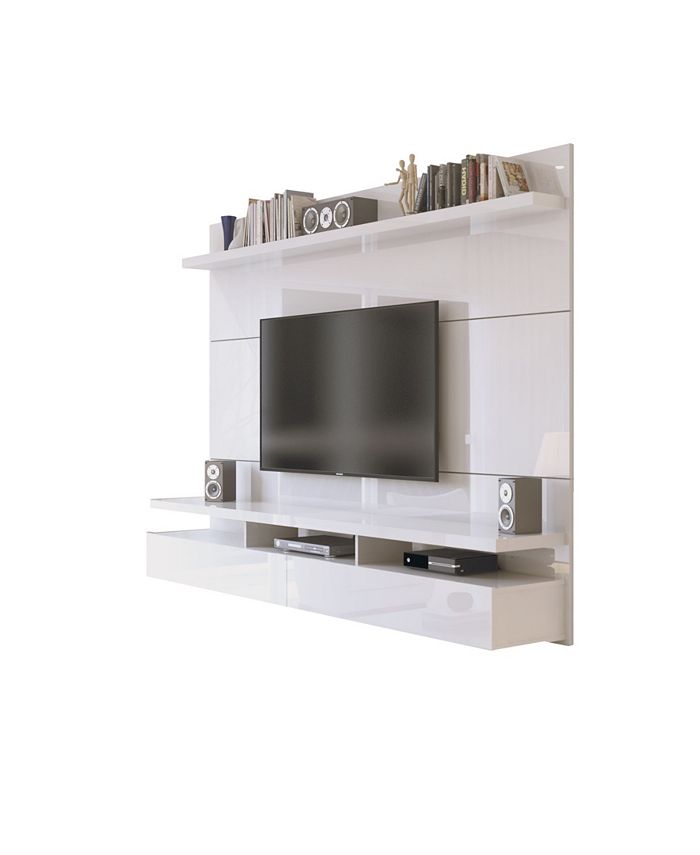 Manhattan Comfort City 2.2 Floating Wall Theater Entertainment Center ...