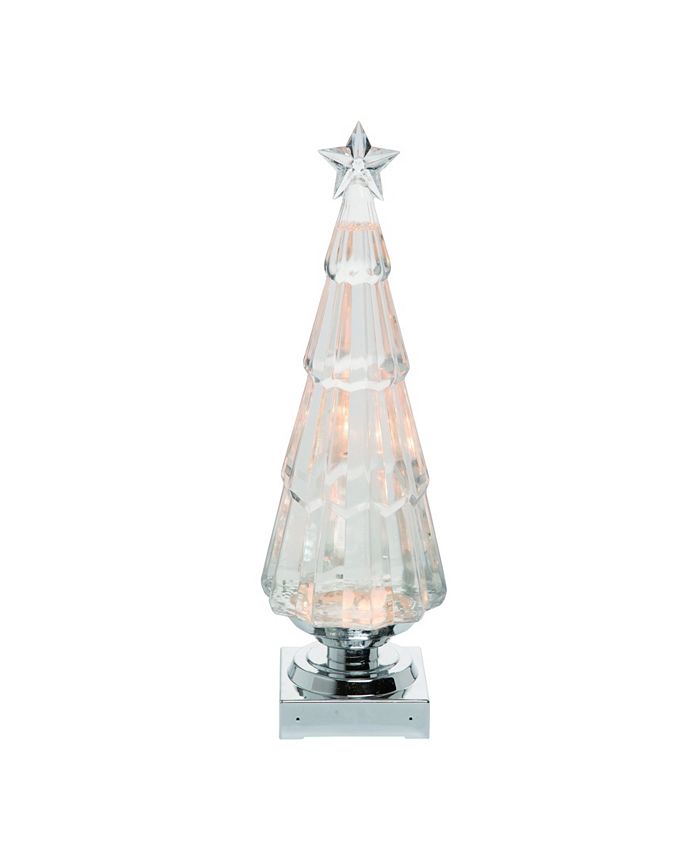 Trans Pac Plastic Large Clear Christmas Light Up Shimmer Tree - Macy's