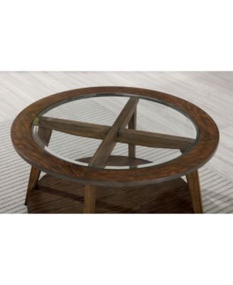 Furniture of America Riston Open Shelf Coffee Table - Macy's