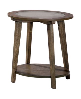 Furniture of America Riston Open Shelf End Table - Macy's