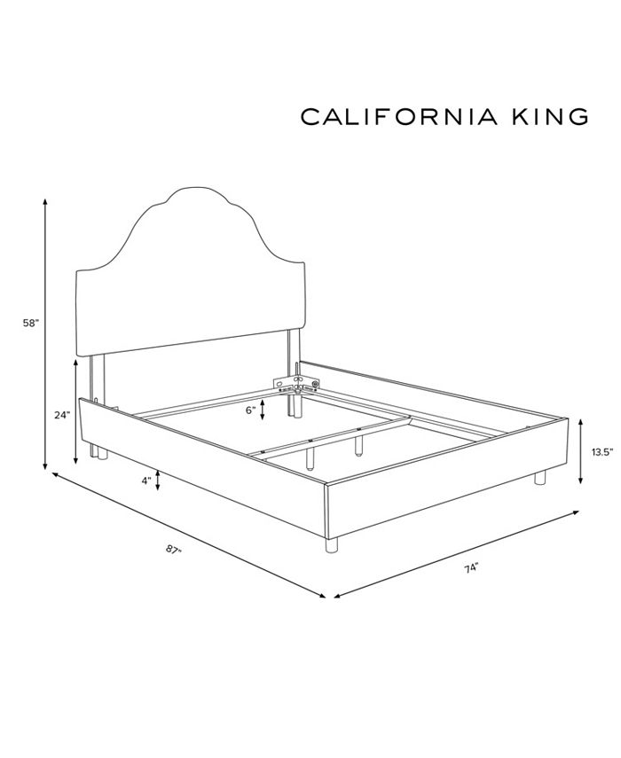 Martha Stewart Collection Bedford Collection Kingsley Bed - California ...
